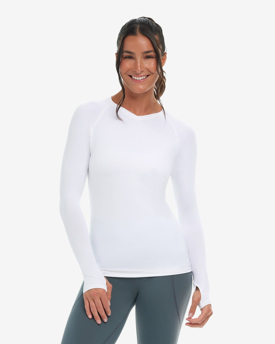 Women's Sun Shirt UPF 50+ Active V-Neck | BloqUV